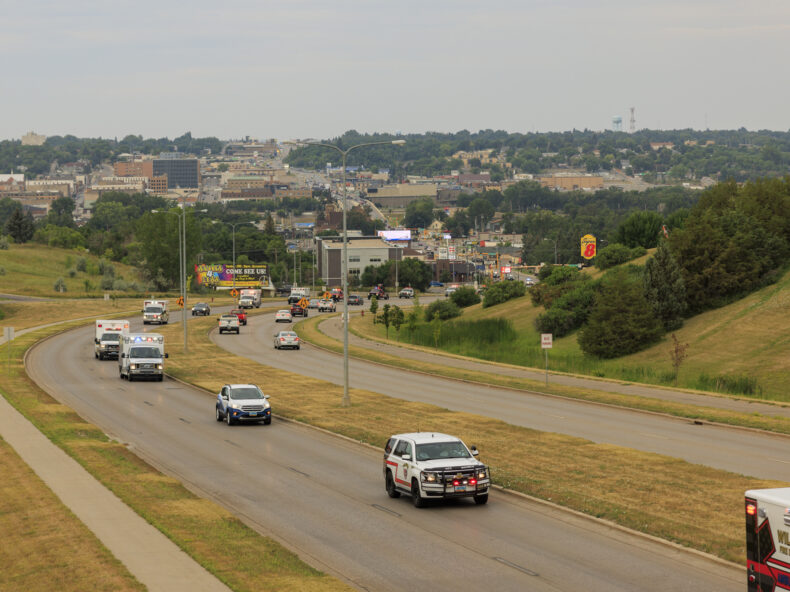 Petersen Honored with Memorial Procession - Trinity Health